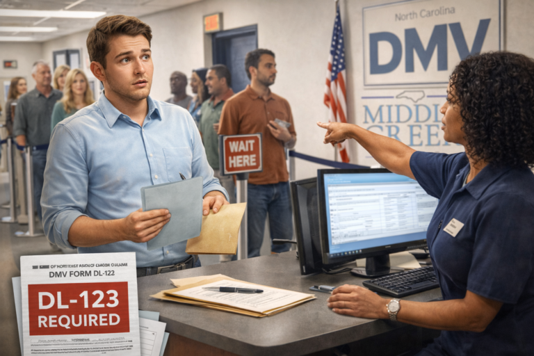 What Is a North Carolina DL-123 and Why It Matters – Middle Creek Insurance